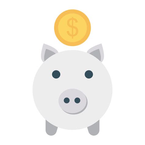 Piggy Bank Dinosoft Flat Icon