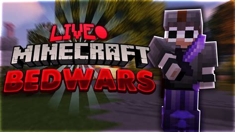 MINECRAFT BEDWARS LIVE STREAM PLAYING DURING A THUNDERSTORM YouTube