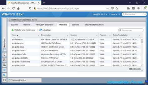 Complete Presentation Of The VMware Host Client Web Client Of VMware