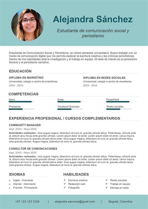 Hoja de Vida para Prácticas Formato 2023