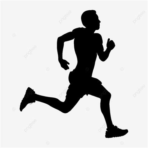 Silhouette Of Man Running Image Man Running Psd Man Running Running