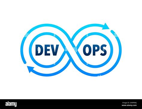 metodología de desarrollo de software devops software dev ops ilustración de stock vectorial