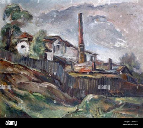 Petre Iorgulescu Yor Peisaj Industrial Stock Photo Alamy