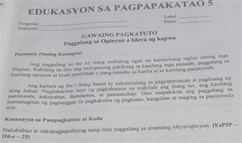 Repleksiyon Ang Aking Natutunan Sa Araling Ito Ay