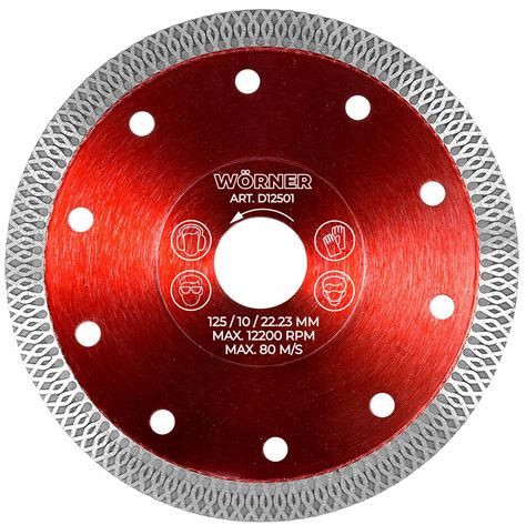 Tarcza diamentowa do cięcia gresu płytek 125mm PRO Tarcza diamentowa