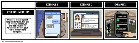 Cyberintimidation Storyboard Par Fr Examples