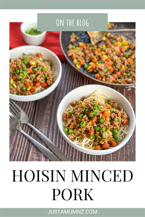 Hoisin Minced Pork Just A Mum S Kitchen