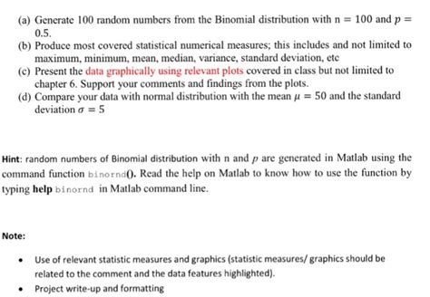 solved generate 100 random numbers from the binomial