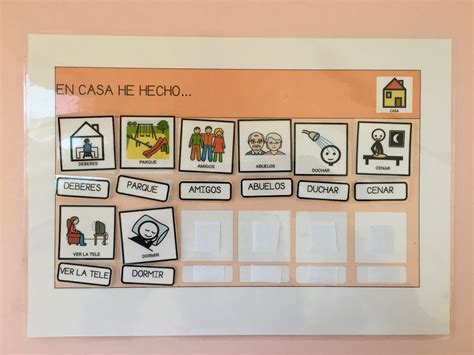 Agenda Diaria Con Pictogramas ARASAAC Materiales CAA Material Daily