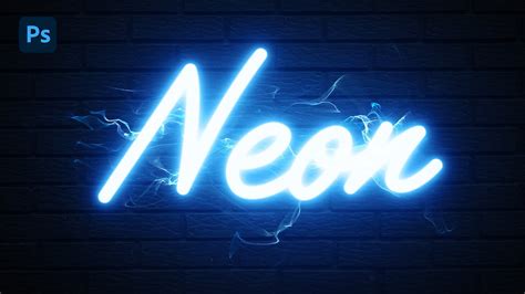 Neon Text Effect In Photoshop Fast Easy YouTube