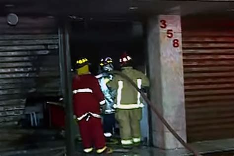 Otro incendio se registró cerca a Mesa Redonda VIDEO