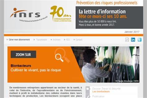 Faits et chiffres 2017 De janvier à mars 2017 INRS INRS