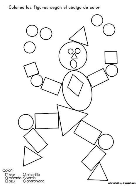 Actividad Con Figuras Geometricas Para Colorear Y Aprender Colorea