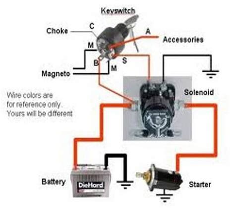 Lawn Mower Ignition Switch Diagram