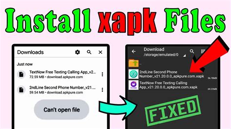 fix can t open file how to install xapk file xapk to apk converter for android