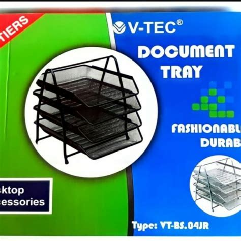 Jual Letter Tray Bak Surat Besi V Tec 4 Susun VT BS 04JR Jakarta