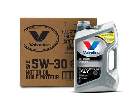 Valvoline Advanced Full Synthetic 5W30 Motor Oil 5L Case Pack Walmart