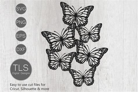 Butterflies SVG Butterfly SVG Butterflies Cricut File 376481 Cut