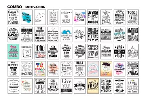 Calcos Frases X Cm Vinilo Transparente Impreso