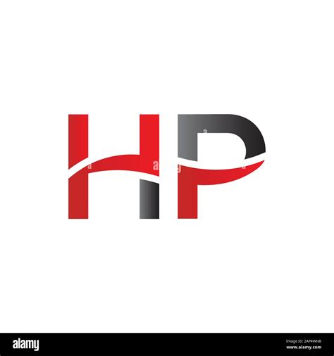 Letter HP Logo Design Vector Template Initial Linked Letter HP Vector