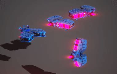10 Voxel Spaceships Assets For Free By Maxparata