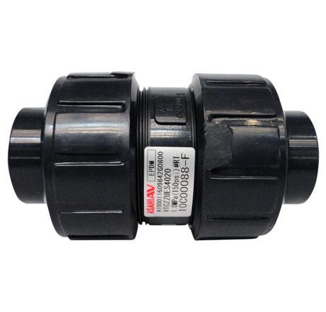VALVULA CHECK PVC C 80 DOBLE UNION 1 1210010 Válvula Check