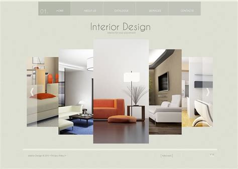 Interior Design Website Template