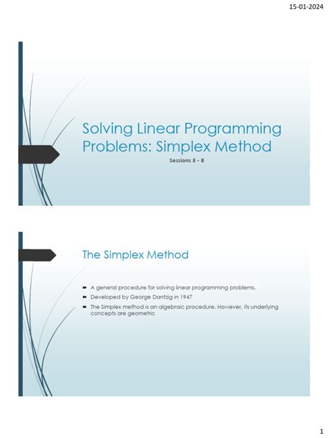linear prog pdf mathematical optimization linear programming