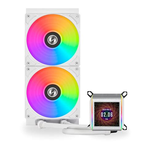 Water Cooler Lian Li Galahad II LCD 280 AIO ARGB 280mm Intel AMD White