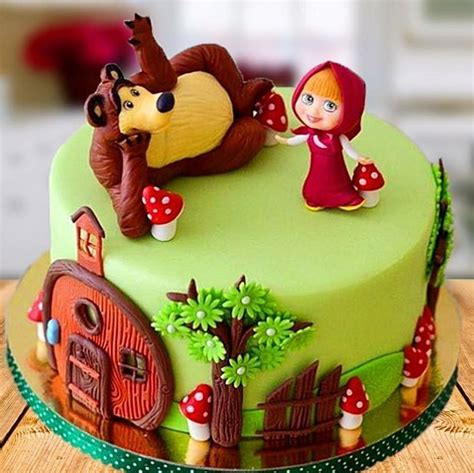 Bolo De Anivers Rio Da Masha E Do Urso Compartilhar Bolo