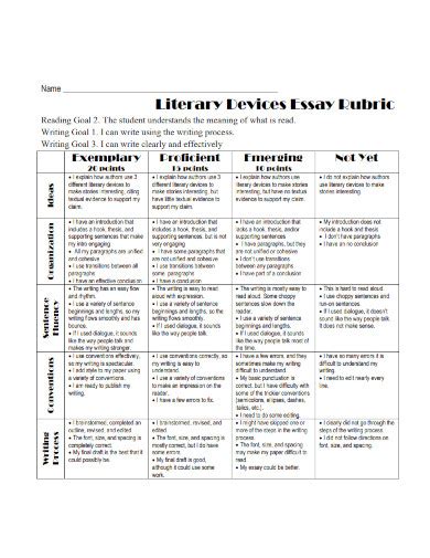 Literary Devices Examples Format How To Use Pdf