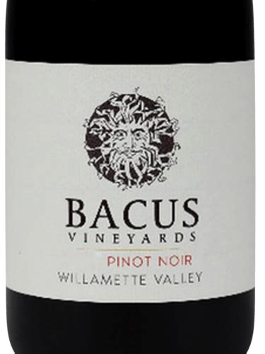 Bacus Vineyards Willamette Valley Pinot Noir Vivino US