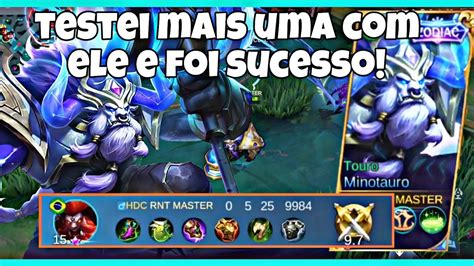 Minotaur Tank Defesa Absoluta Mobile Legends Bang Bang YouTube