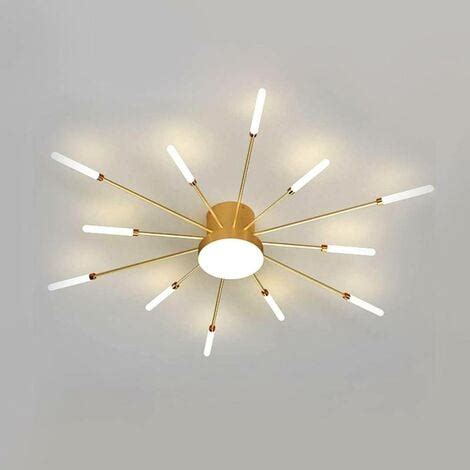 Lámpara Fireworks Led 12W 4W Ø80cm CCT gold mando 3000 4000 6000K