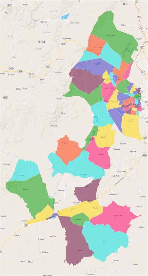 Ankara Sincan ın Mahalleleri AtlasBig