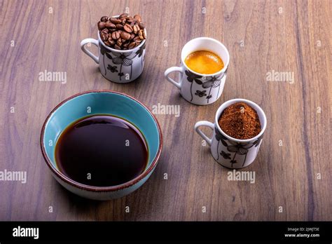 Coffee In Different States International Coffee Day Concept October