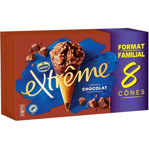 Extreme C Nes Glac S L Original Chocolat P Pites De Nougatine Pi Ces