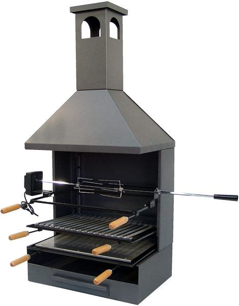 Barbacoa de Carbón y Leña Imex el Zorro parrilla Inoxidable Plancha
