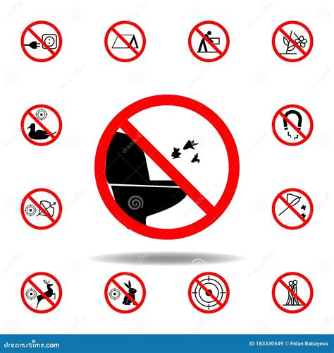 Forbidden Toilet Icon On White Background Can Be Used For Web Logo
