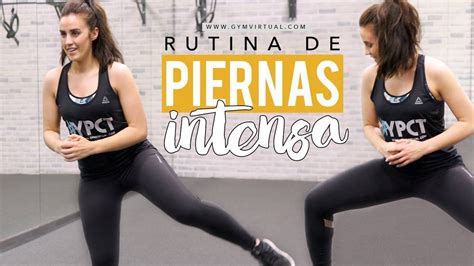 Rutina De Ejercicios De Piernas Intensa En Casa 10 Minutos GYM VIRTUAL