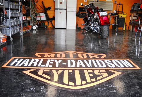 Harley Davidson Epoxy Flooring Flooring Ideas