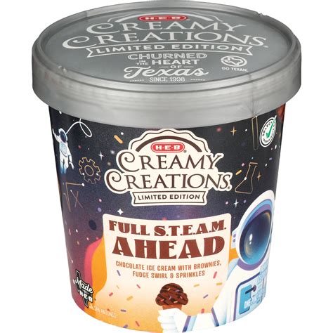 H E B Creamy Creations Full STEAM Ahead Ice Cream Shop Ice Cream At H E B
