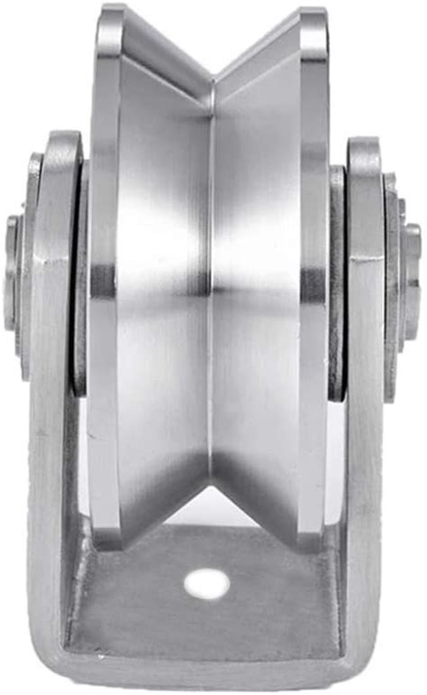 Amazon 3in V Groove Wheel Stainless Steel Groove Wheel Heavy Duty