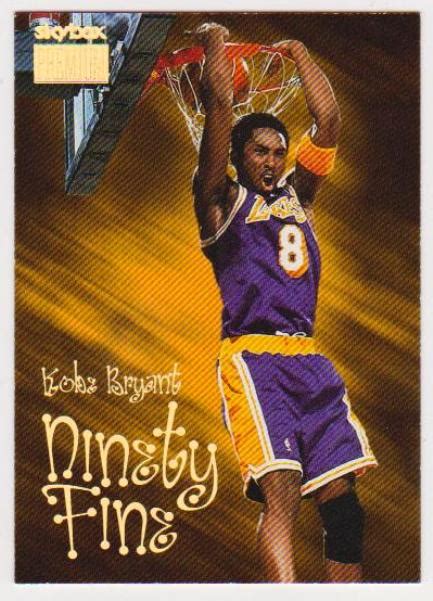 Kobe Bryant 1998 99 Skybox Premium Ninety Fine 205 Card Property Room