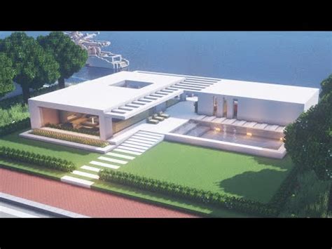 Minecraft Tutorial Modern House Gracium Modern City 15 Artofit
