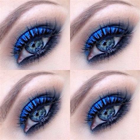 Cobalt Blue Eyeshadow Can Create A Piercing Sultry Look Blue Eye