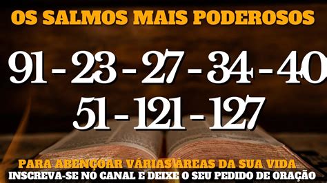 Os Salmos mais Poderosos para abençoar várias áreas da sua vida oração