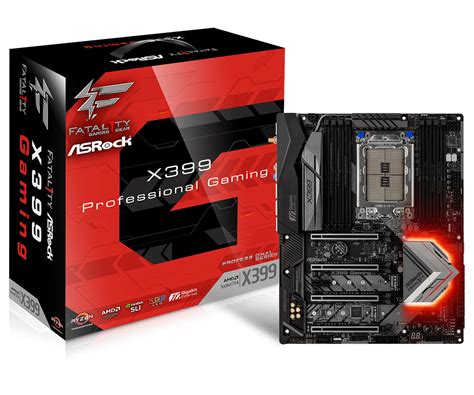 Asrock Fatal1ty X399 Professional Gaming Motherboard Specifications