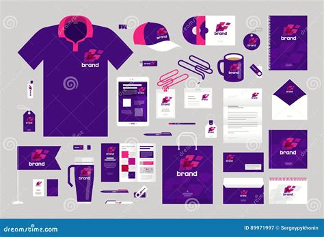 Diseño De Negocio Modelo De La Identidad Corporativa Logotipo Etiqueta