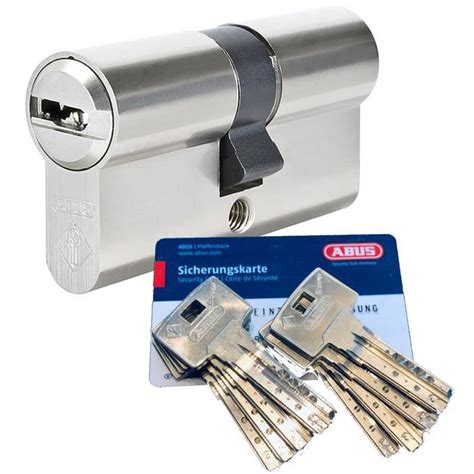 ABUS Bravus2000 30 30mm Cylindre de serrure avec 8 clés Fonction